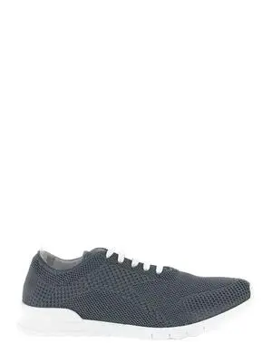 Kiton Knit-upper Lace-up Sneakers - Grey