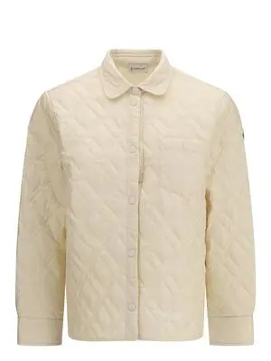 Moncler Lightweight Padded And Quilted Jacket With Classic Collar - Multicolor