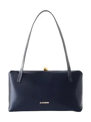 JIL SANDER Goji Pillow Satin Shoulder Bag - Blue