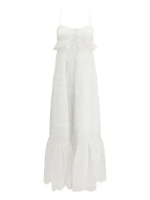 Isabel Marant Étoile Paule Long Ruffled Dress - White