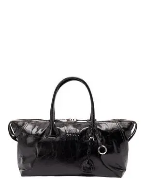 Miu Miu Shiny Leather Top Handle Bag - Multicolor