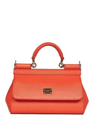 Dolce & Gabbana Dauphine Calf Leather Mini Sicily Handbag - Multicolor