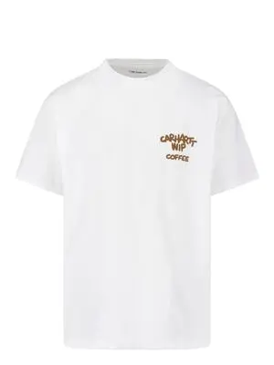 Carhartt Work In Progress T-shirt "coffee Break - White
