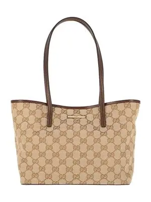 Gucci Gg" Tote Bag - Beige