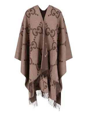 GUCCI Gucci Jumbo GG Reversible Cape