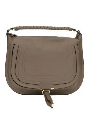 Chloé CHLOÉ Marcie Shoulder Bag Beige