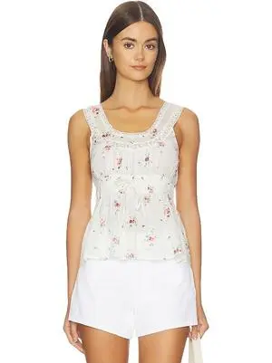 Tularosa Embroidered Floral Top - Multi