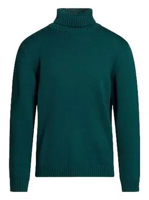 ZANONE Dark Virgin Wool Cardigan - Green