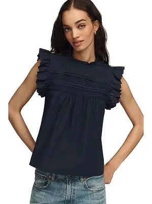 RAISONNEL RAISONNEL Lace Paneled Blouse