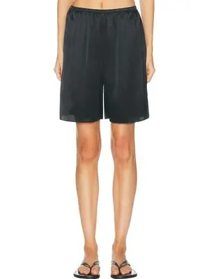 EAVES Loretta Silk Short - Black