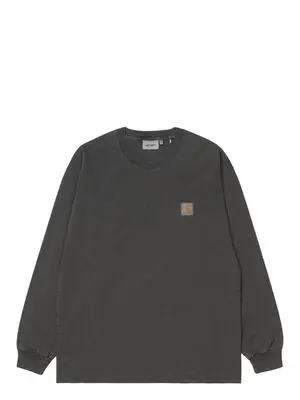 Carhartt Crew Neck Long-sleeved T-shirt - Black