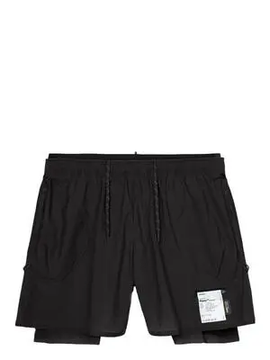 SATISFY Satisfy Elastic Waist Ripstop Shorts
