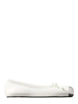 ALEXANDER MCQUEEN Alexander McQueen Logo Ballet Flats