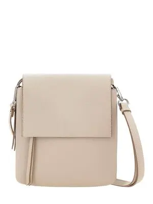GIANNI CHIARINI Flap Shoulder Bag - Nude