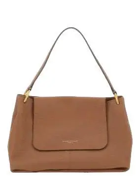 GIANNI CHIARINI Flap Shoulder Bag - Brown