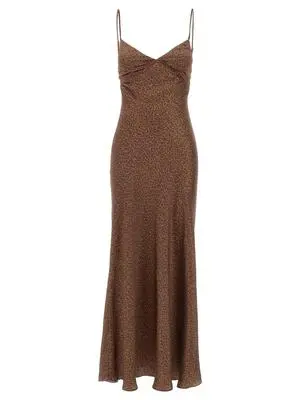MC2 SAINT BARTH Mc2 Saint Barth Strappy V-Neck Maxi Dress With Open Back