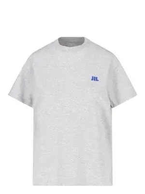 JIL SANDER Jil Sander Logo T-Shirt Grey