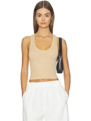 Free People X Intimately Ribbed Jersey Tank - Neutral