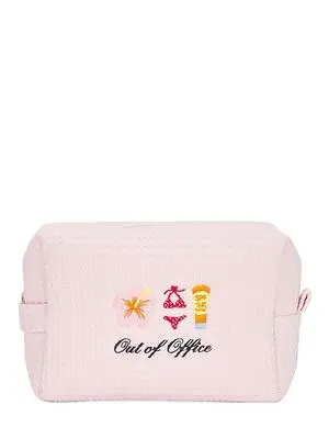 ABBODE Out Of Office Waffle Pouch - Pink
