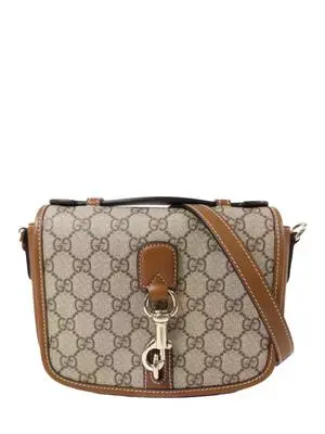 Gucci Gg Emblem Shoulder Bag - Neutrals