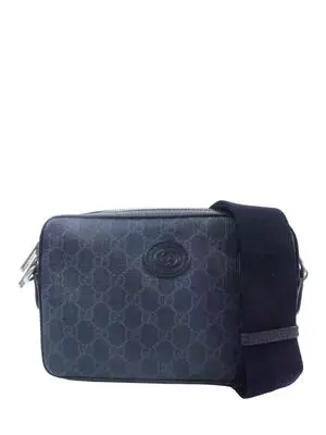 Gucci Gg Supreme Shoulder Bag - Blue
