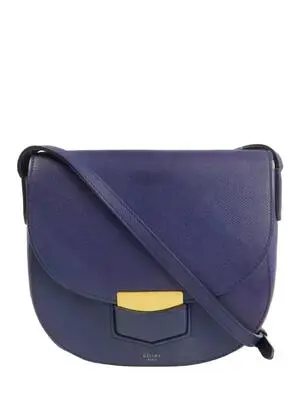 Celine Trotteur Small Shoulder Bag - Blue