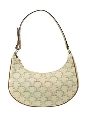 Celine Ava Triomphe Shoulder Bag - Neutrals