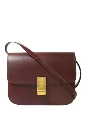 Celine Classic Box Shoulder Bag - Red