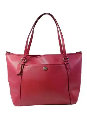 COACH VINTAGE Peyton Pocket Tote Bag - Red