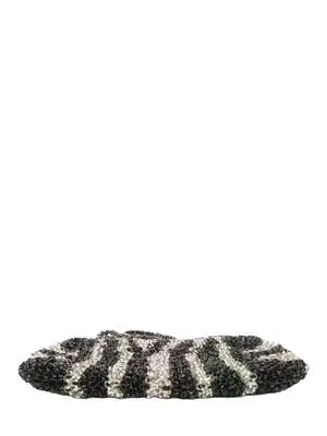 ANTEPRIMA Zebra-print Chain-link Shoulder Bag - Black
