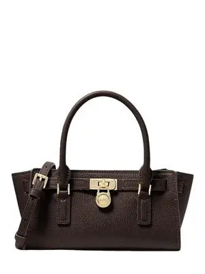Michael Kors Hamilton Moderne Extra-Small Leather Crossbody Bag Brown