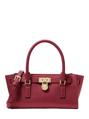 Michael Kors Michael Kors Hamilton Moderne Extra-Small Leather Crossbody Bag Red