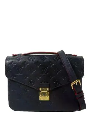 LOUIS VUITTON Empreinte Pochette Metis Monogram Shoulder Bag - Blue