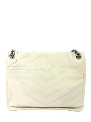 Saint Laurent Niki Shoulder Bag - White