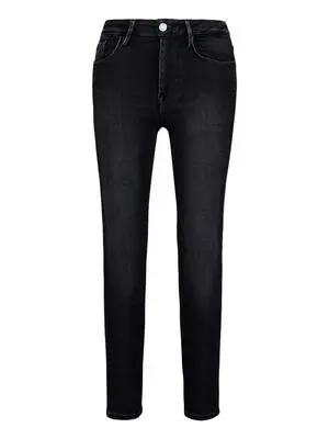 FRAME Le One Skinny Cropped Jeans