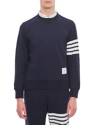 Thom Browne Classic Loopback 4 Bar Sweatshirt - Multicolor
