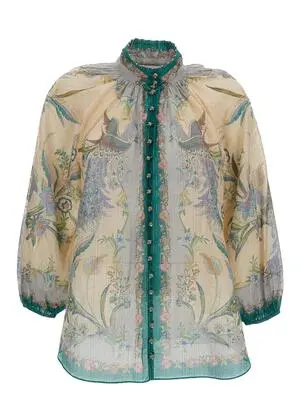 Zimmermann Indra Billow Blouse - Multicolor
