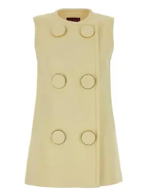 Gucci Pastel Jersey Vest - Yellow