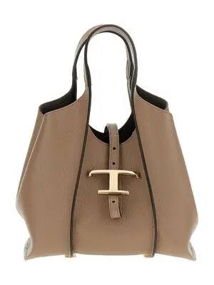 TOD'S TOD'S T Timeless Leather Shopping Bag Mini Multicolor