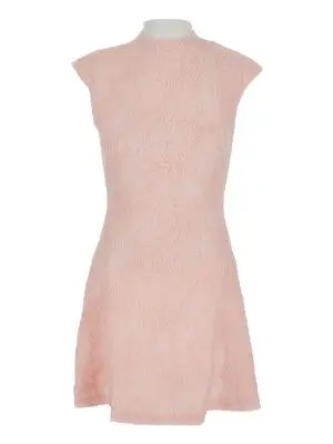 ROTATE BY BIRGER CHRISTENSEN A-line High Neck Dress With Floral Motif - Multicolor