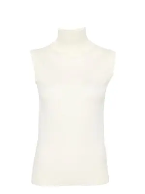 Sportmax Spxeschimo Turtleneck Sleeveless Top - Multicolor