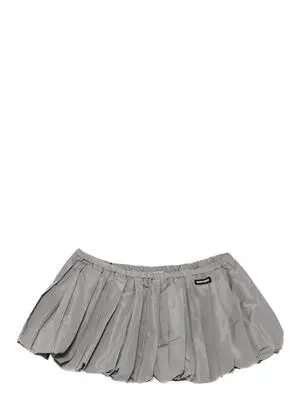 Miu Miu Pleated Skirt - Gray