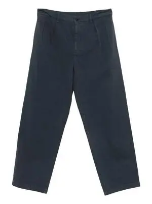 Prada Wide-leg Pleated Trousers - Blue