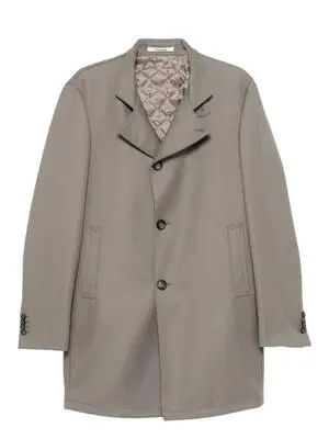 Tagliatore Single Breasted Coat - Gray
