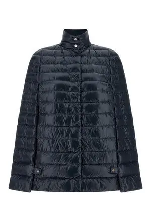 Herno Ultralight Nylon Cape Down Jacket - Blue