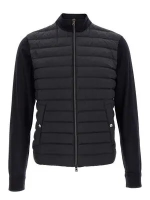 HERNO HERNO Padded Cardigan With High Collar And Zip Closure