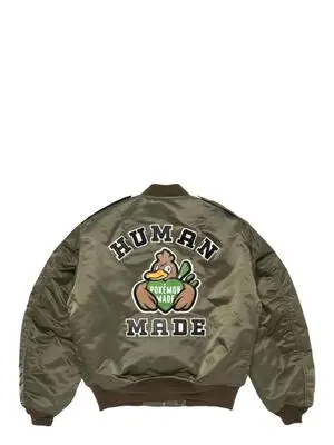 HUMAN MADE X Pokemon Made Padded Blouson Jacket - Olivedrab