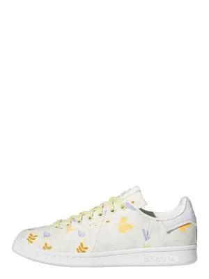 Adidas Stan Smith 'floral' Sneakers - Cloud White/off White/purple Tint