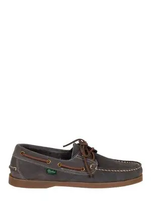 PARABOOT Paraboot Round-Toe Suede Boat Shoes