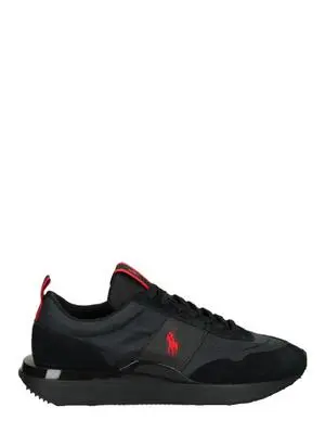 Polo Ralph Lauren Train 89 Logo-embroidery Sneakers - Black